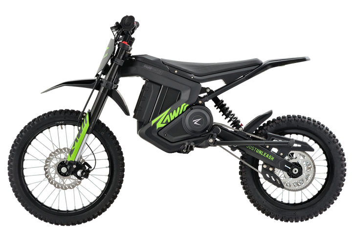 RAWRR Electric Off-road Dirtbike: 72V Mantis Mini R17 – rawrrmantis